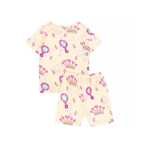 Cocohanee - Crown Princess Short Pajamas - Piyama Tidur Anak
